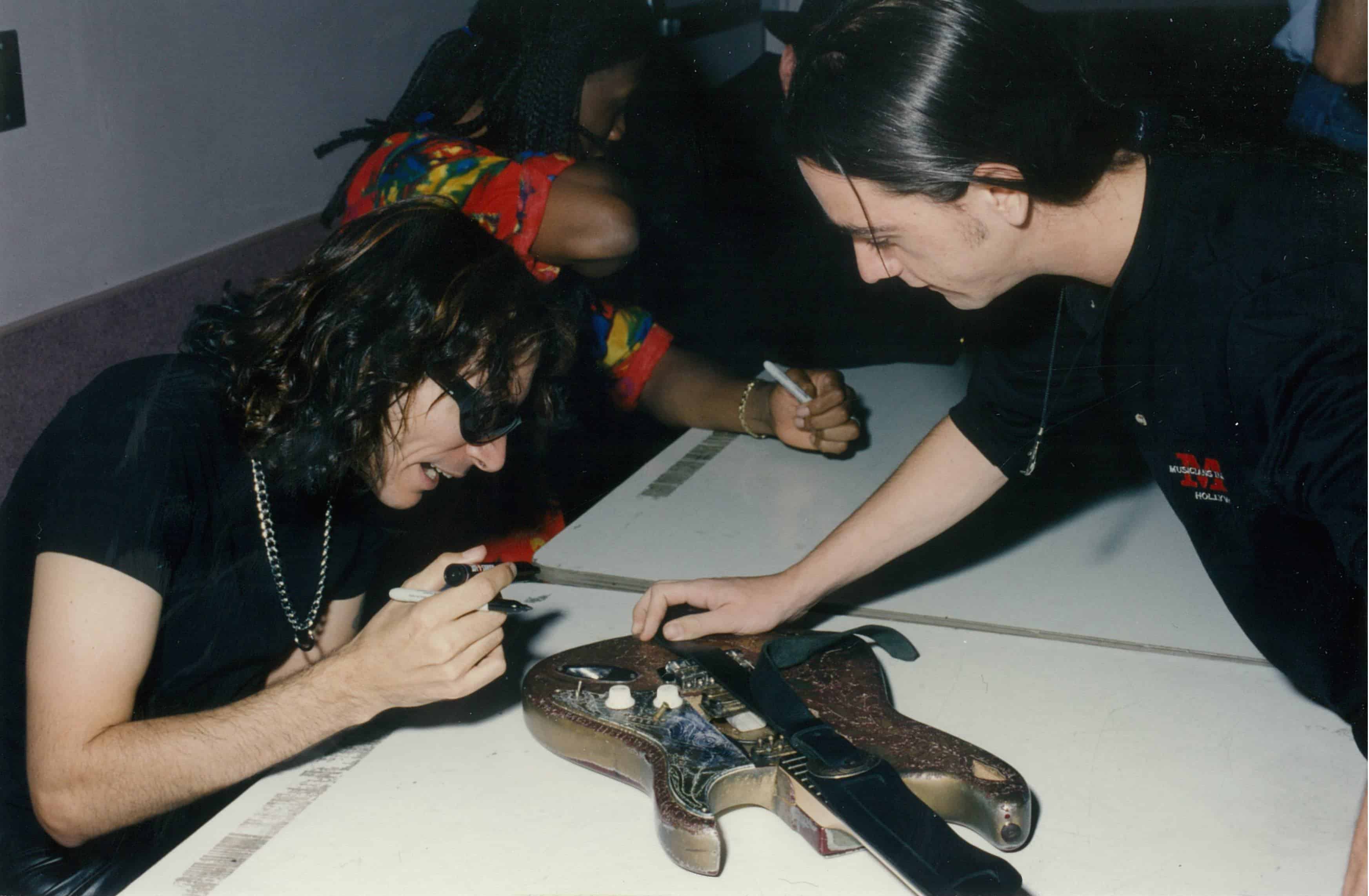 #TBT Steve Vai Autograph Signing | Musicians Institute